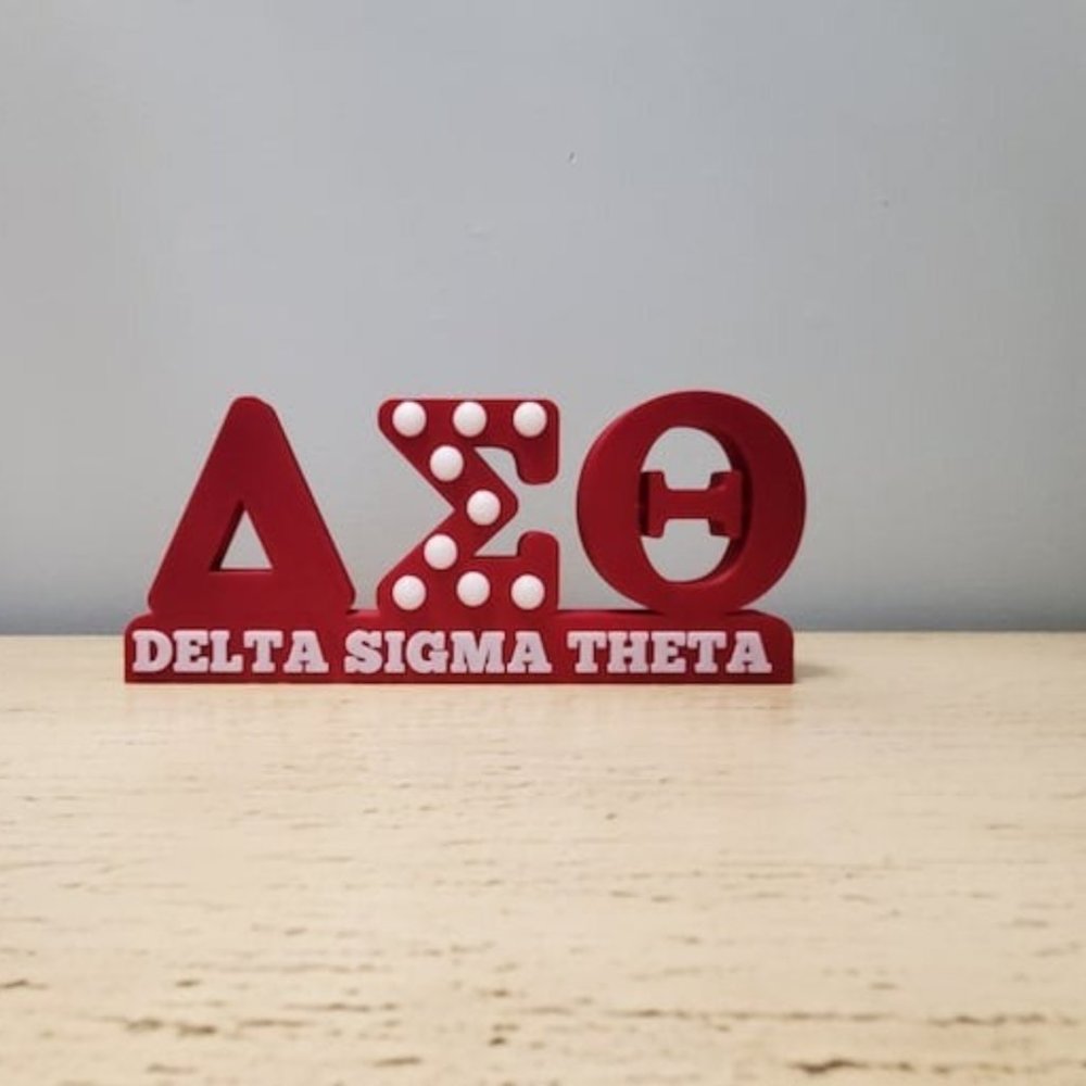 Delta Sigma Theta Desk Plate - Gem
